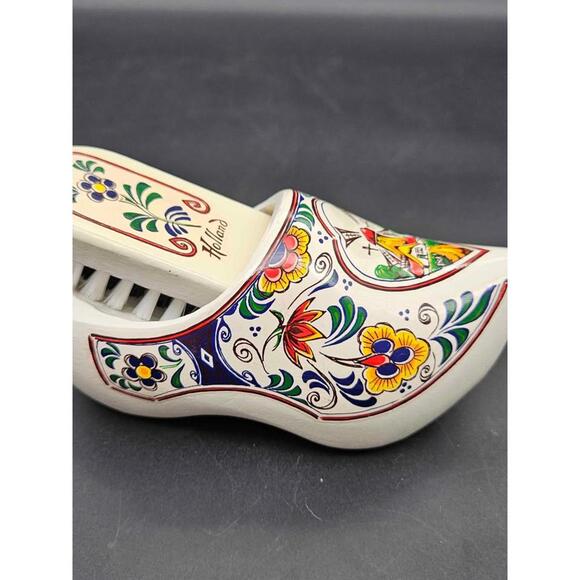 Other | Dutch Style Decorative Wooden Shoe With Brush Good Condition ...